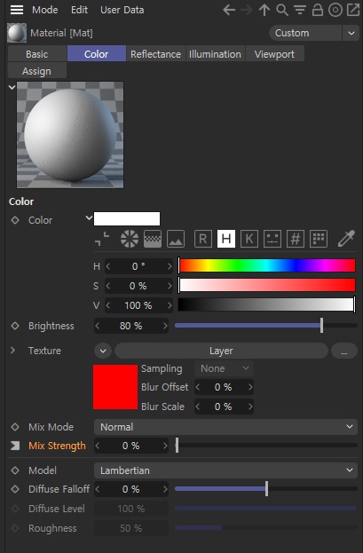CINEMA 4D 한국 유저그룹 - c4d 좌표범위에 따른 재질 색 변화를 줄 수 있나요?