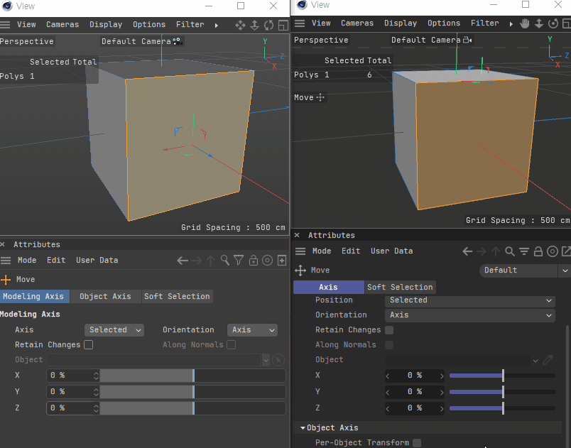 CINEMA 4D 한국 유저그룹 - R25 axis 빠른이동 버그문제