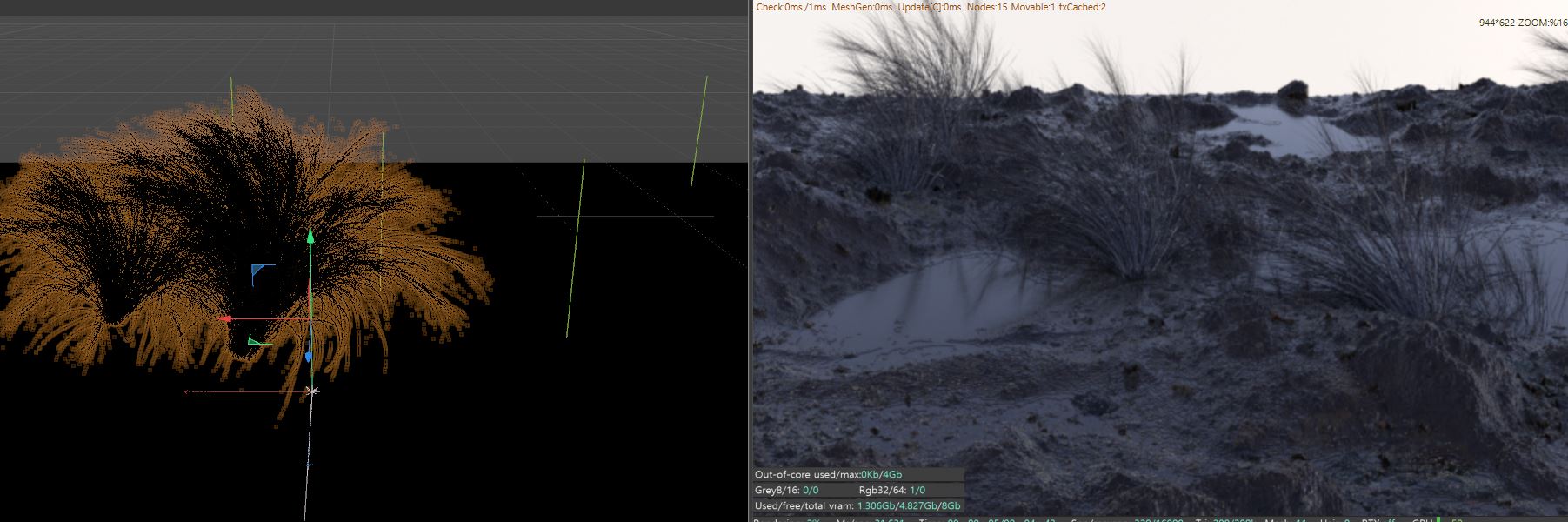 CINEMA 4D 한국 유저그룹 - Octane Scatter 관련질문입니다!