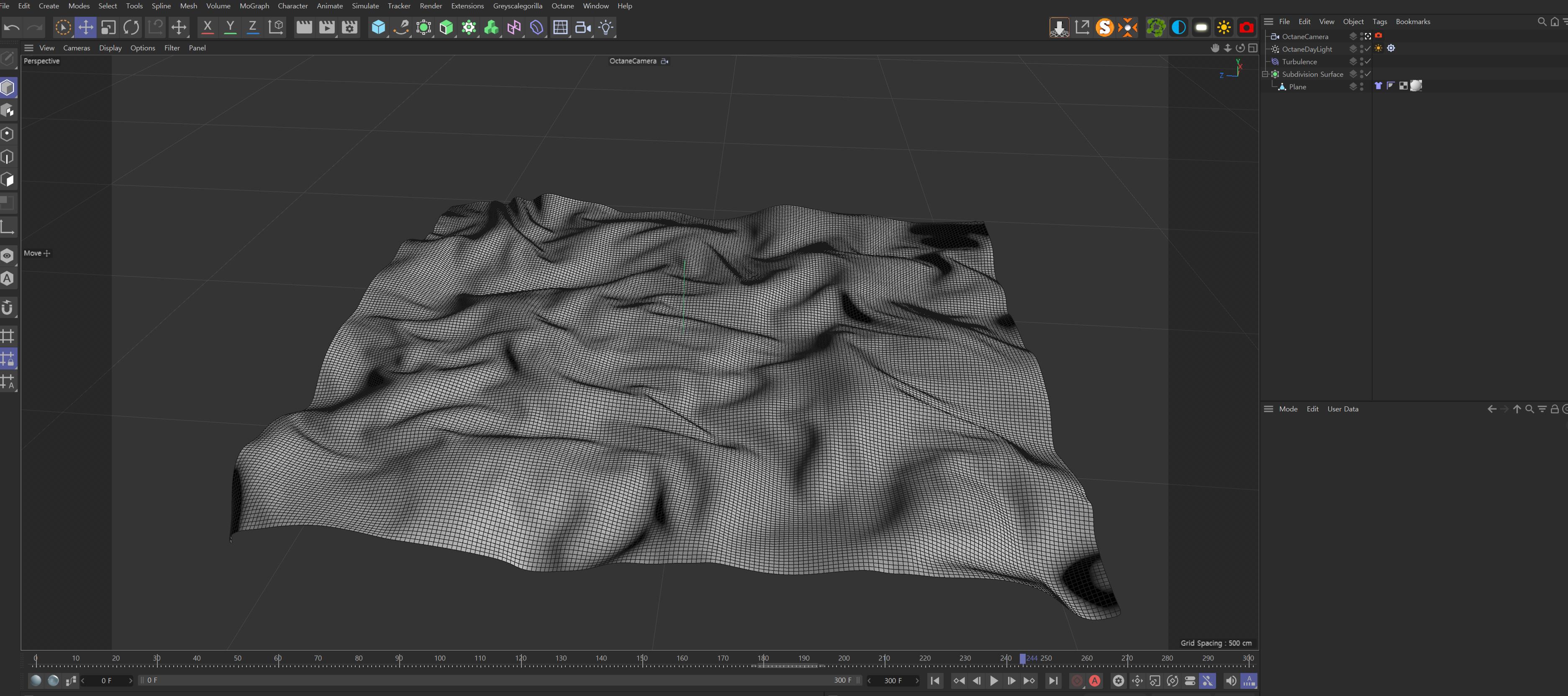 CINEMA 4D 한국 유저그룹 - cloth 시뮬레이션 관련 질문입니다. 천을 가죽처럼 조금 더 뻣뻣하게 만들고 싶은데 방법을 ...